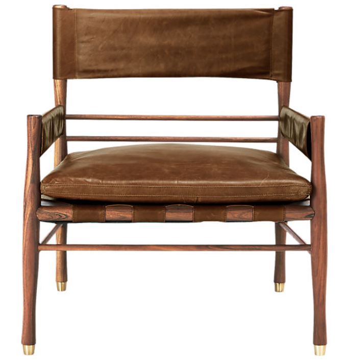 NOMAD LEATHER SAFARI CHAIR