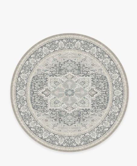 Hendesi Heriz Abalone Rug-6'x6'