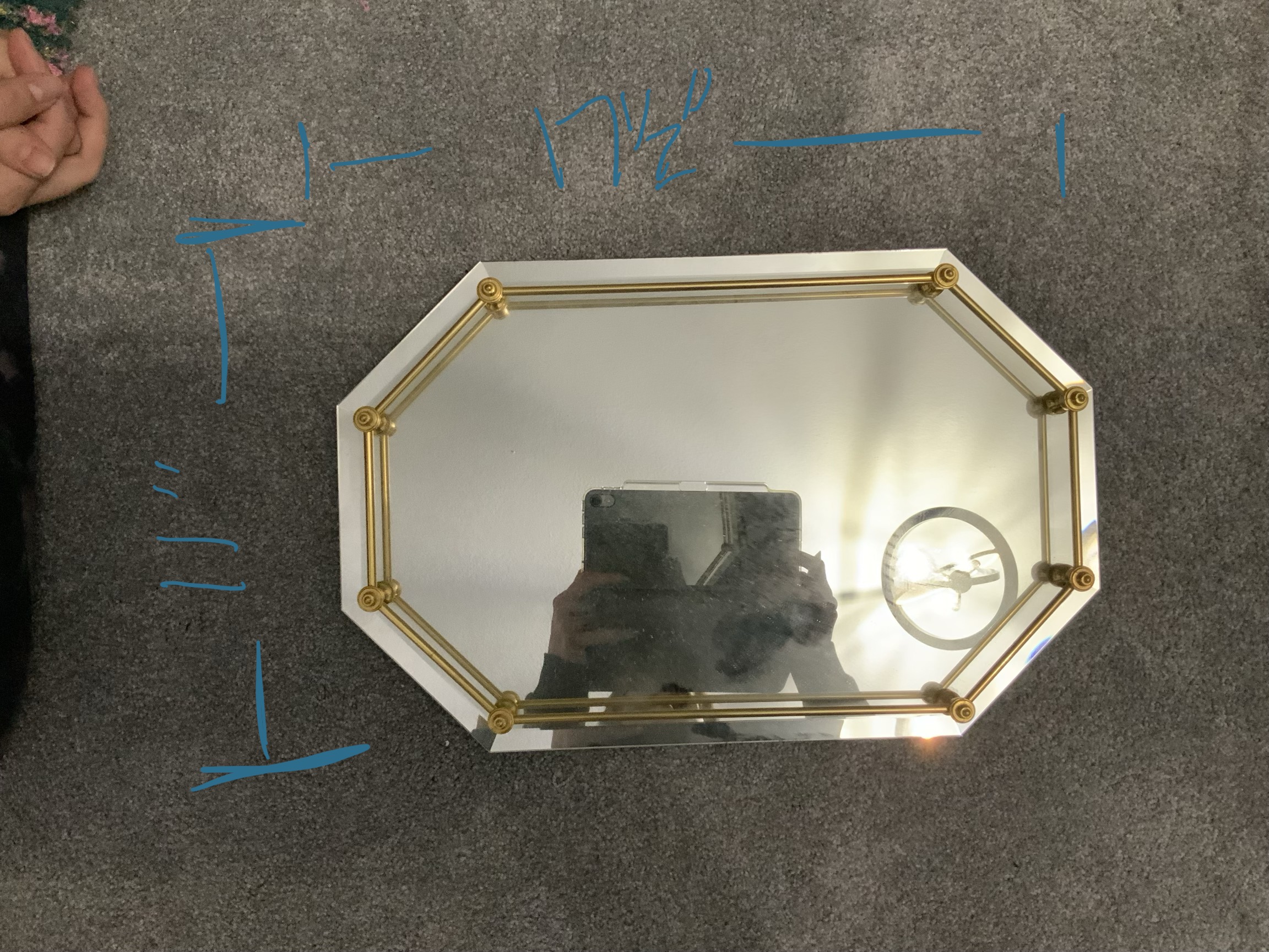 Customer_Octagonal Mirror Tray