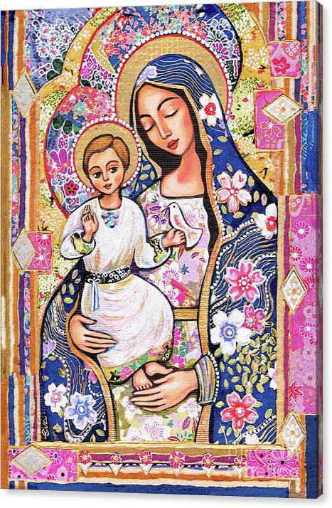 Panagia Eleousa Canvas Print