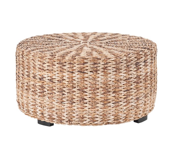 Woven Abaca Round Coffee Table