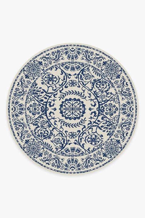 Delphina Delft Blue Rug-8'x8'