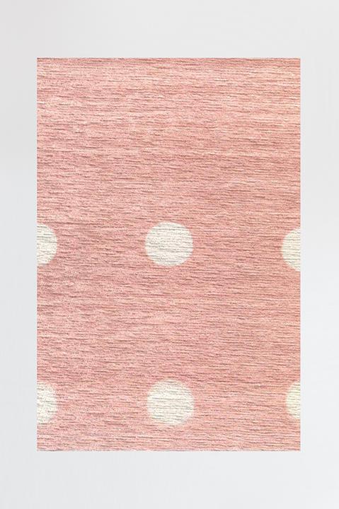 Dot Border Pink Rug-8'x10'