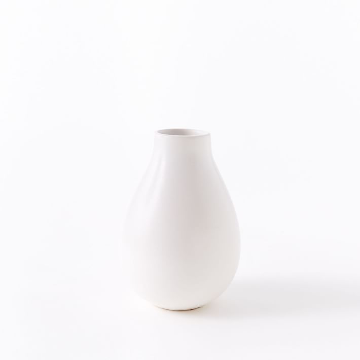Pure White Ceramic Vase