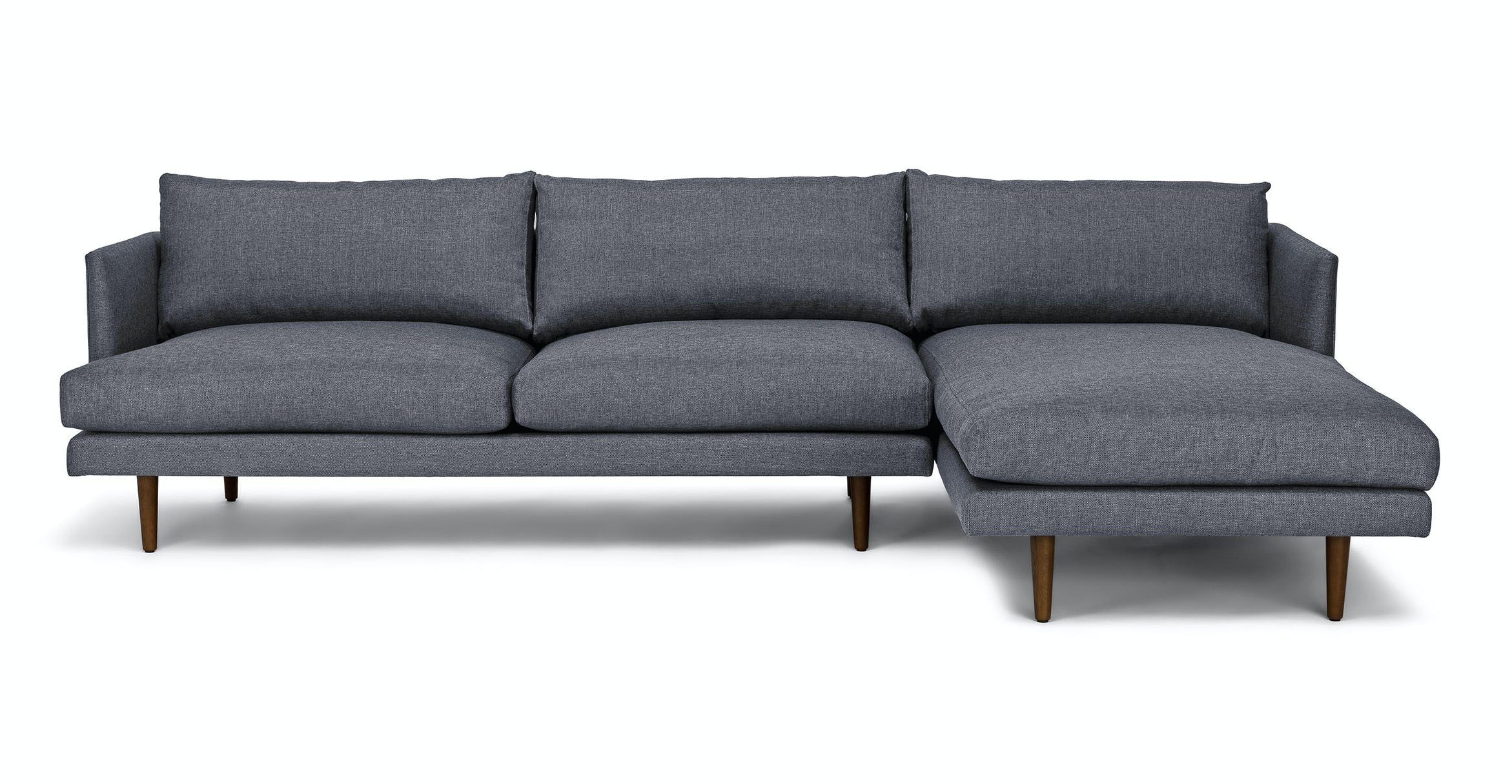 Burrard Stone Blue Right Sectional Sofa