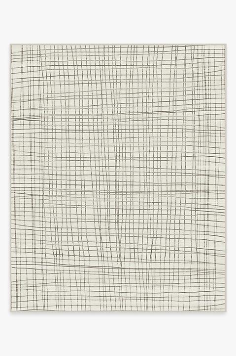 Modern Grid Creme Rug-8'x10'