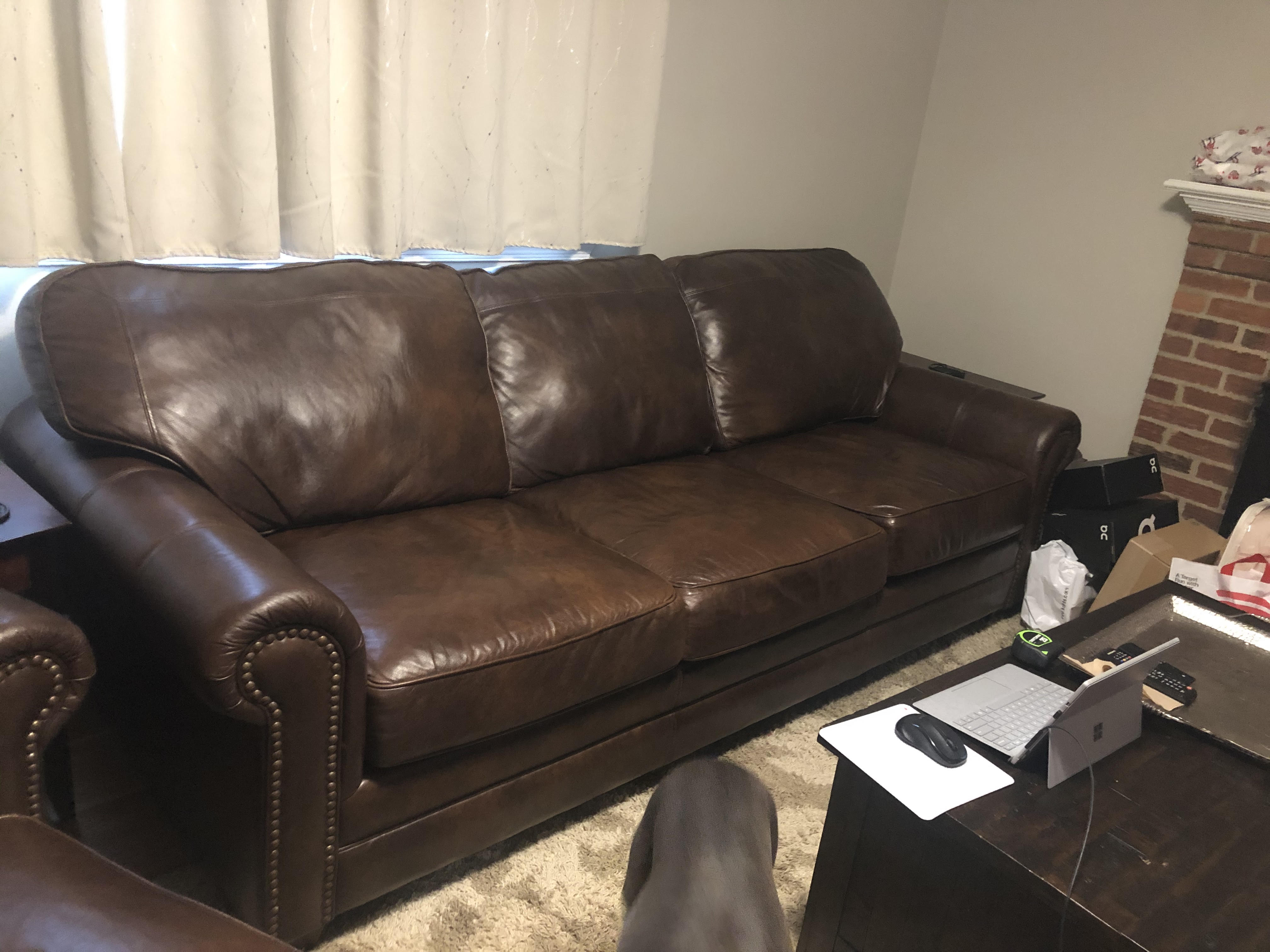 Customer_Brown_Leather_Couch