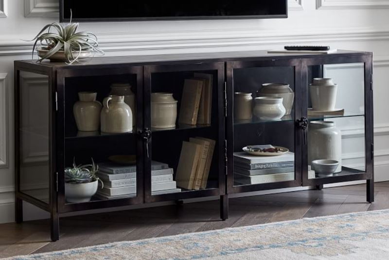 Flynn Metal Media Console