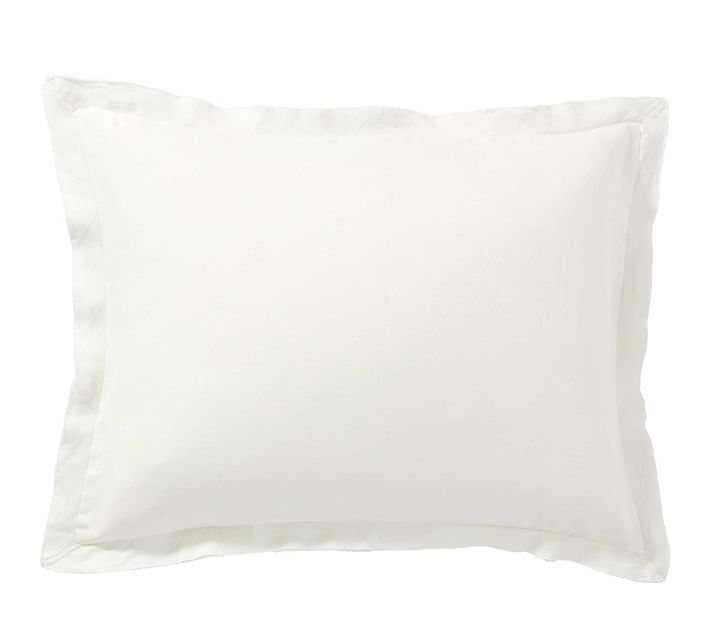 Belgian Flax Linen Double Flange Shams No Insert-26"x20"