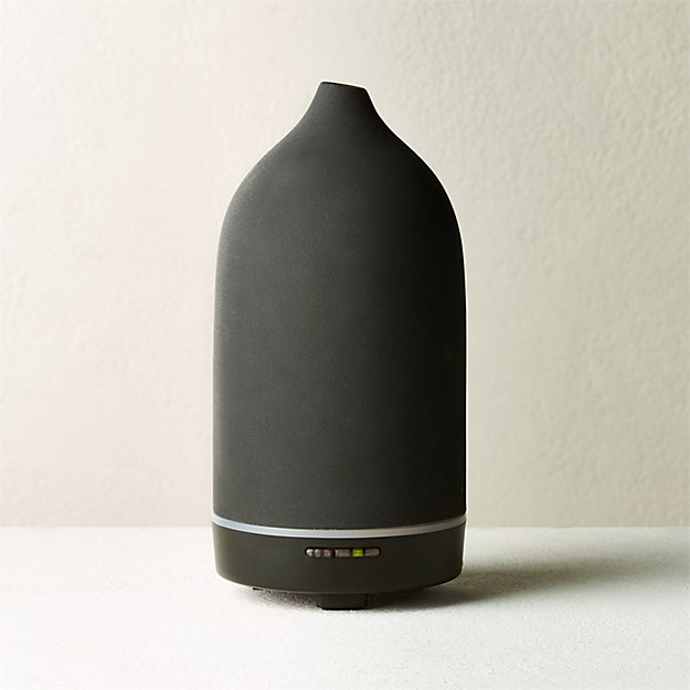 VITRUVI BLACK STONE PORCELAIN ESSENTIAL OIL DIFFUSER