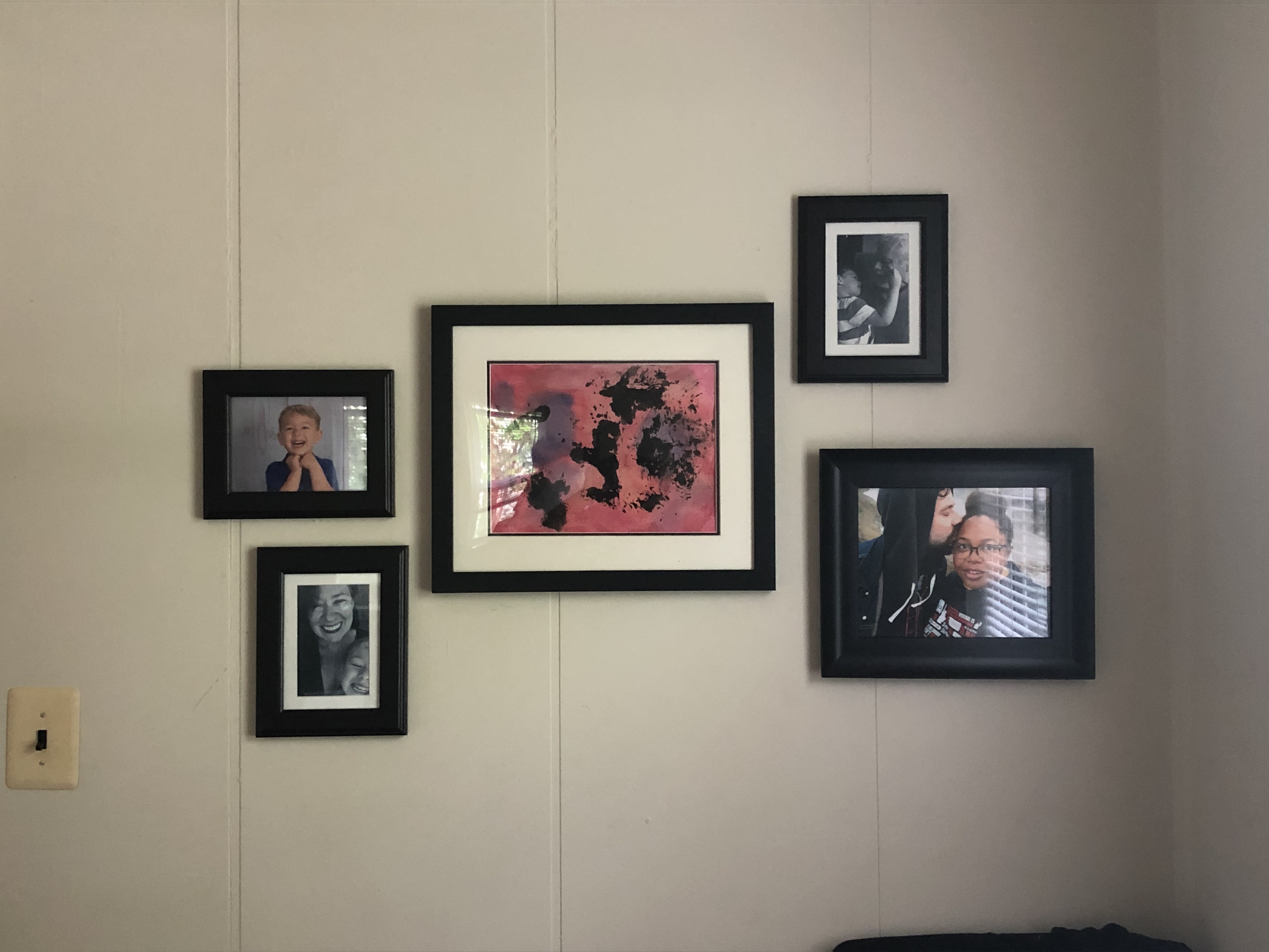 Customer Man and child photoframe