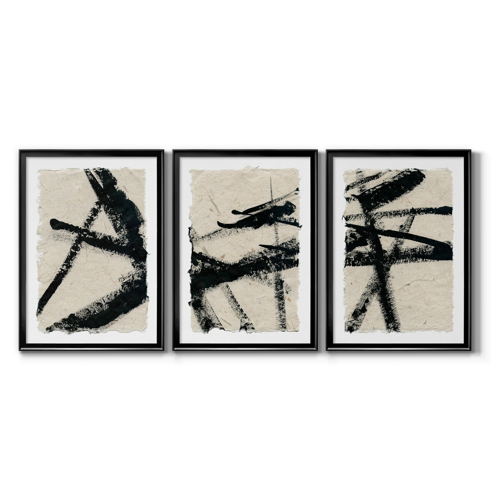 LINES CROSSED I PREMIUM FRAMED CANVAS WITH FRAME