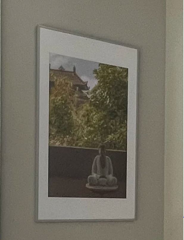 Customer artwork with frame
