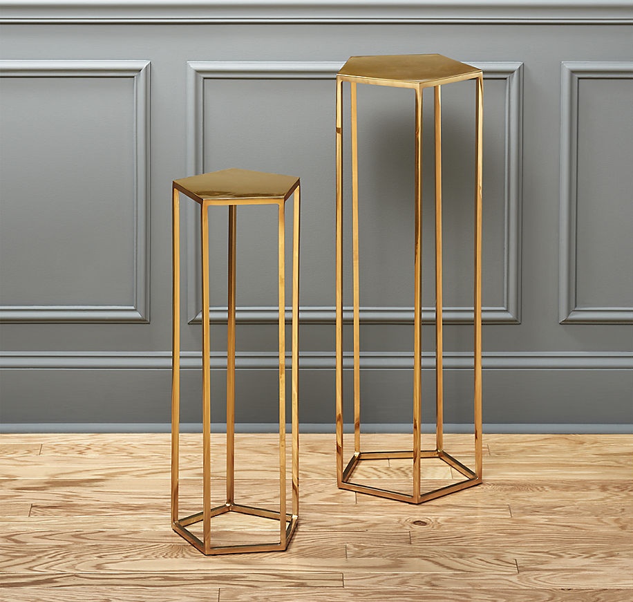 Customer Hexagonal brass stands Smalle