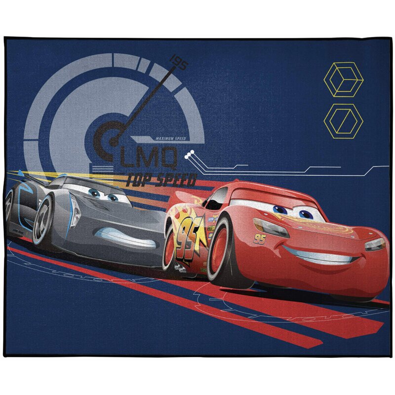 Disney Pixar Cars Max Throttle Kids Room Rug
