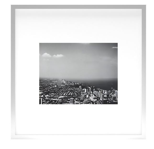 GALLERY BRUSHED SILVER 11X14 PICTURE WITH FRAME-11''x14''