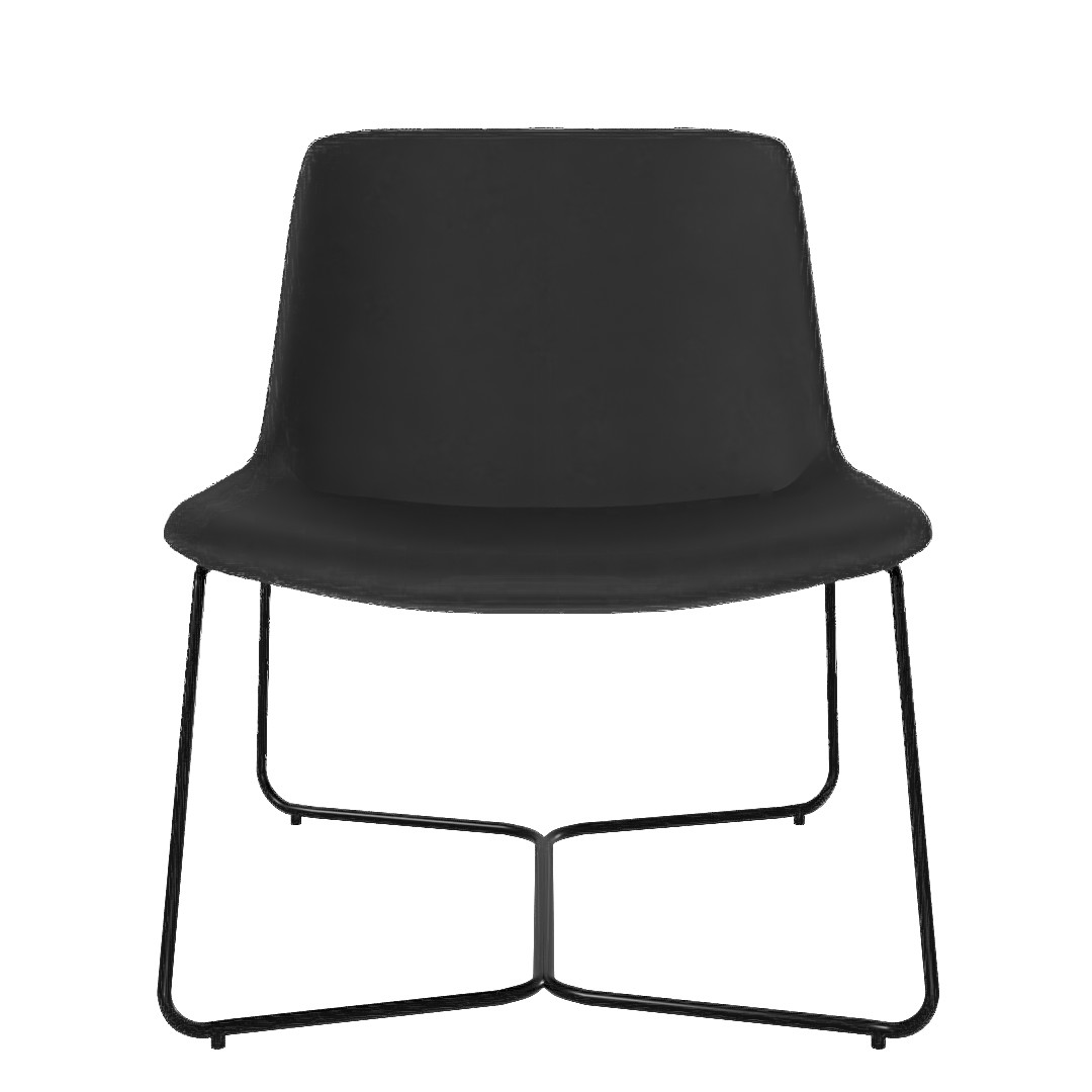 Slope Leather Lounge Chair