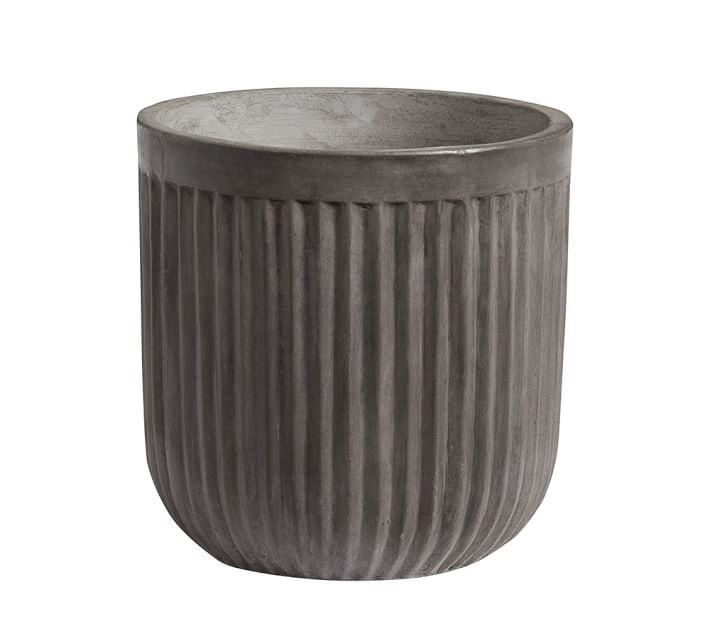 Concrete Fluted Planter-Large