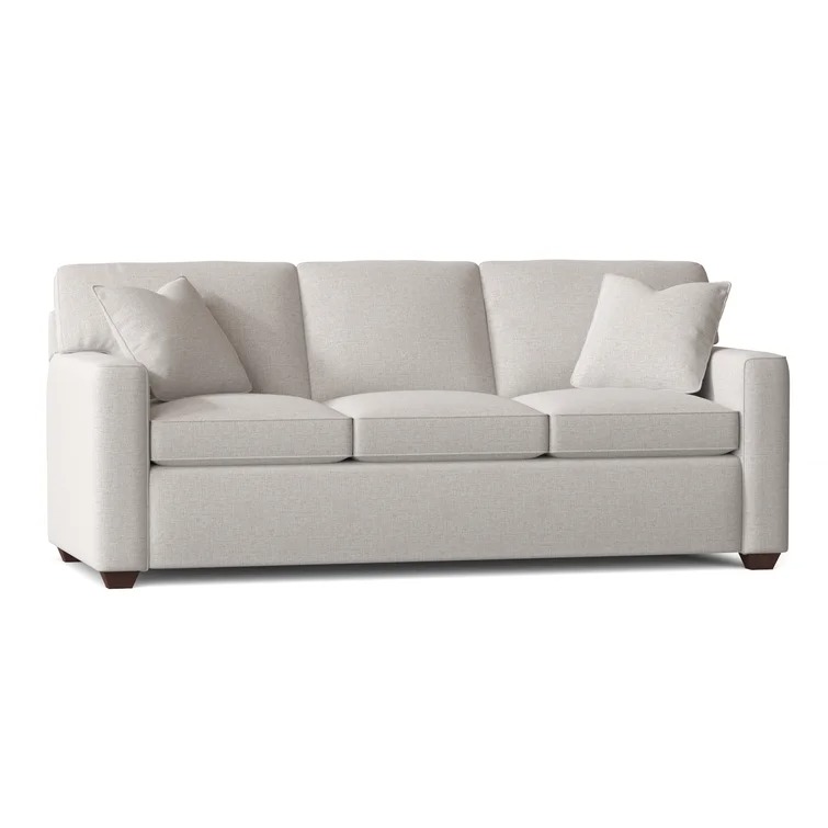 Lesley Square Arm Sofa Bed with Reversible Cushions