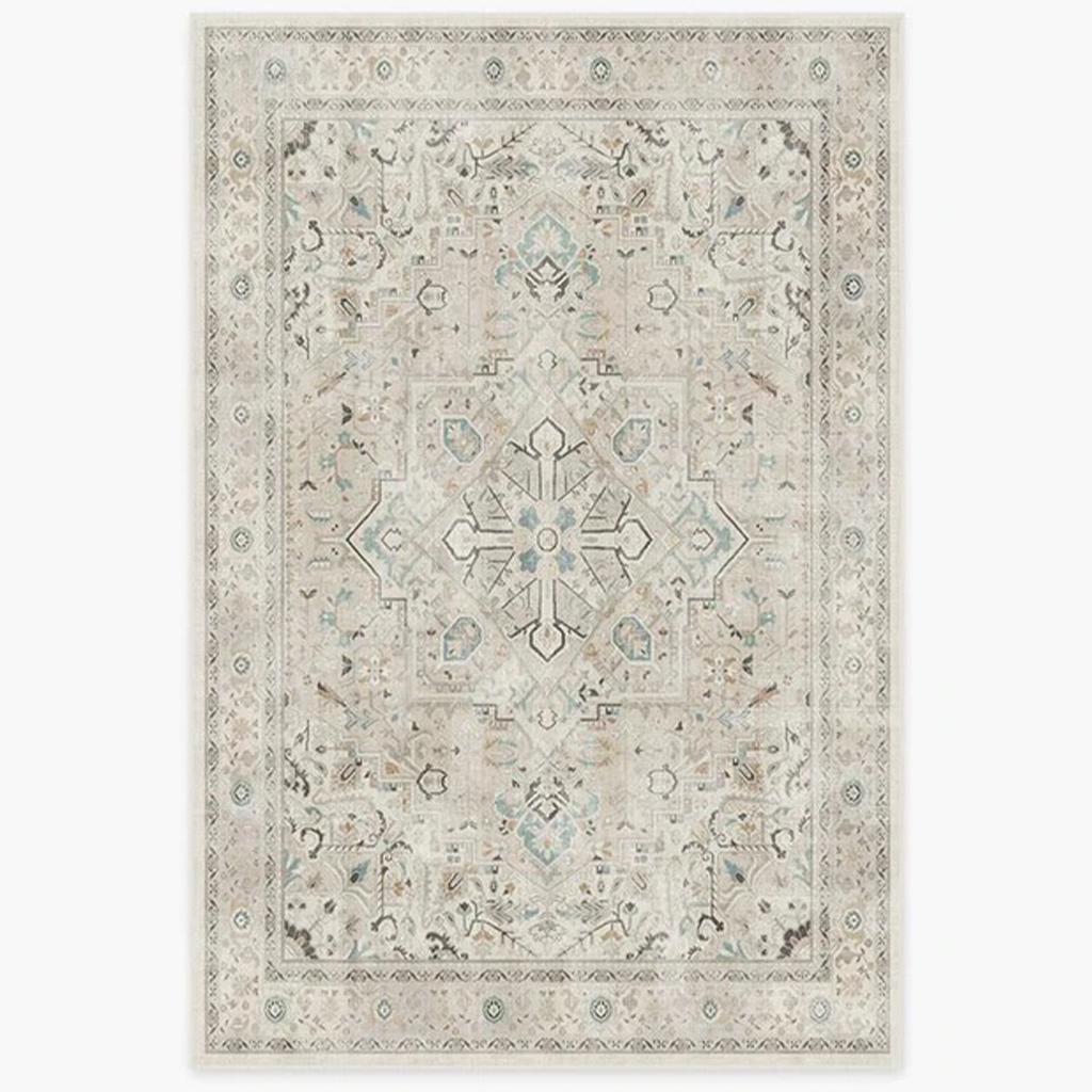 Kamran Ivory Opal Rug 6'x9'