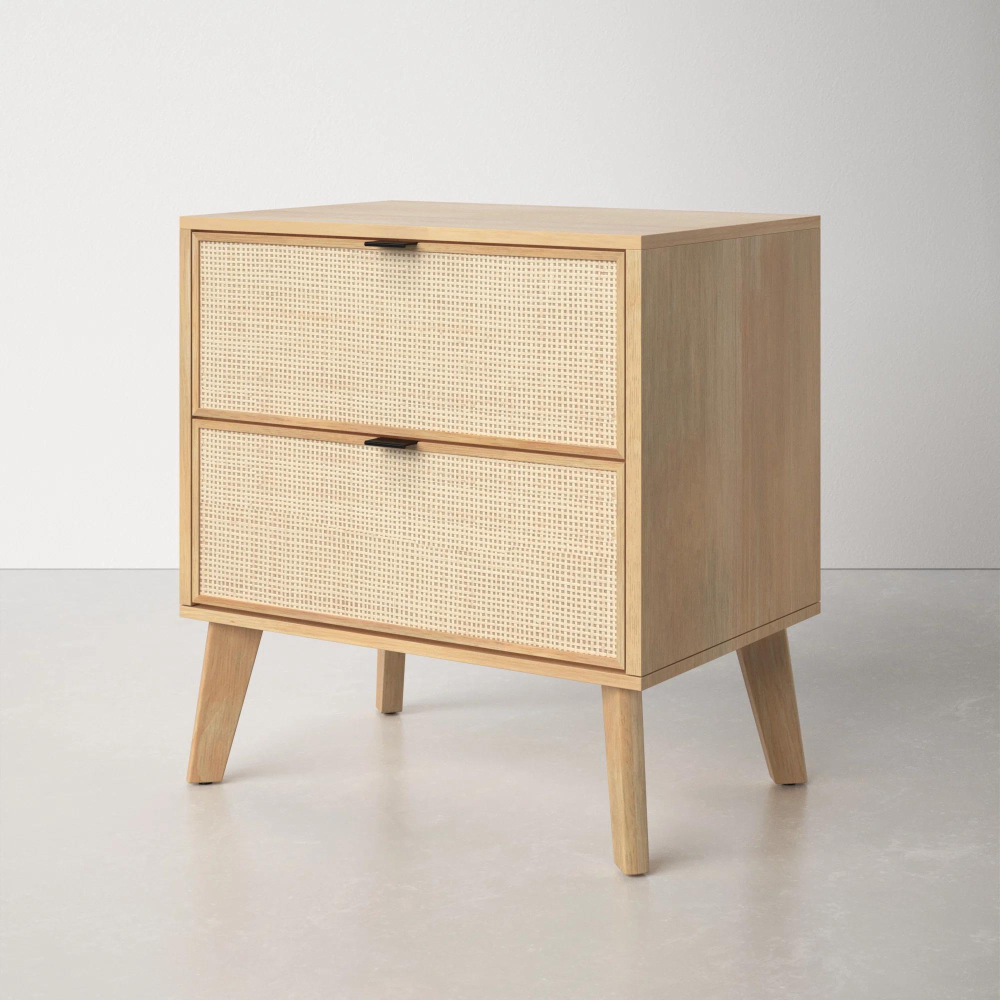 Amani Natural Cane Nightstand