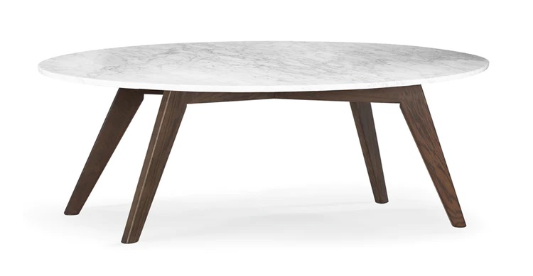 Riley Marble Oval Coffee Table