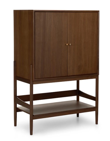 Cotu Walnut Bar Cabinet