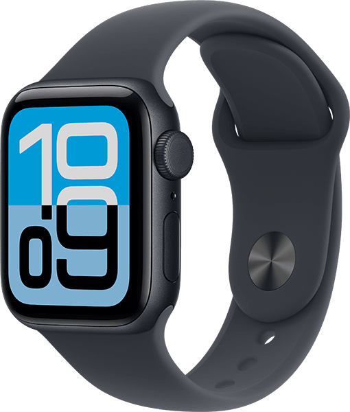 Apple Watch SE 3 (40mm) in Midnight Alum / Midnight Sport Band - S / M ...