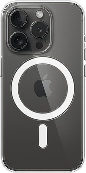 Apple Clear Case with MagSafe for iPhone 15 Pro in Clear | Spectrum Mobile