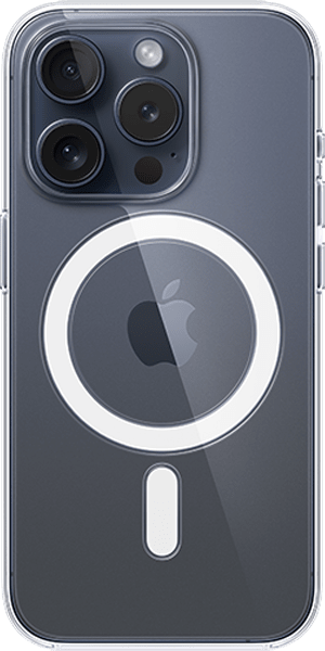 Apple Clear Case with MagSafe for iPhone 15 Pro in Clear | Spectrum Mobile
