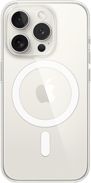 Apple Clear Case with MagSafe for iPhone 15 Pro in Clear | Spectrum Mobile