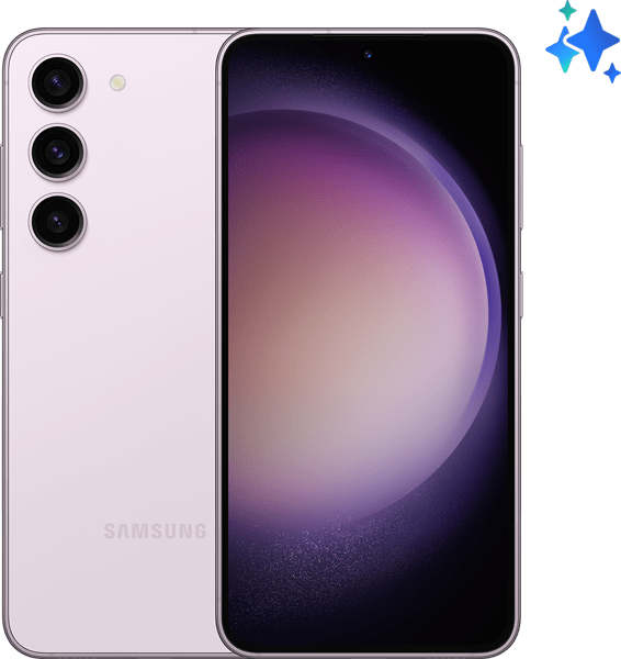 Samsung Galaxy S23 in Lavender | Spectrum Mobile