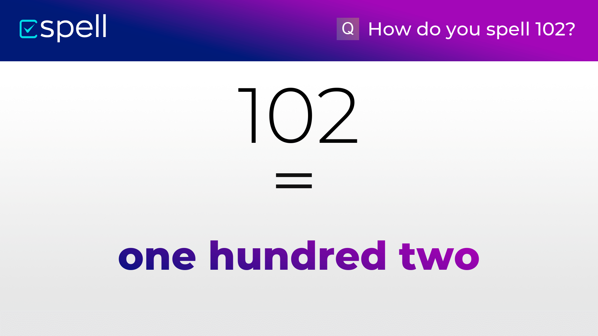 102 In Words How To Spell The Number 102 In English 102 In Words How To Spell The Number 102 In English