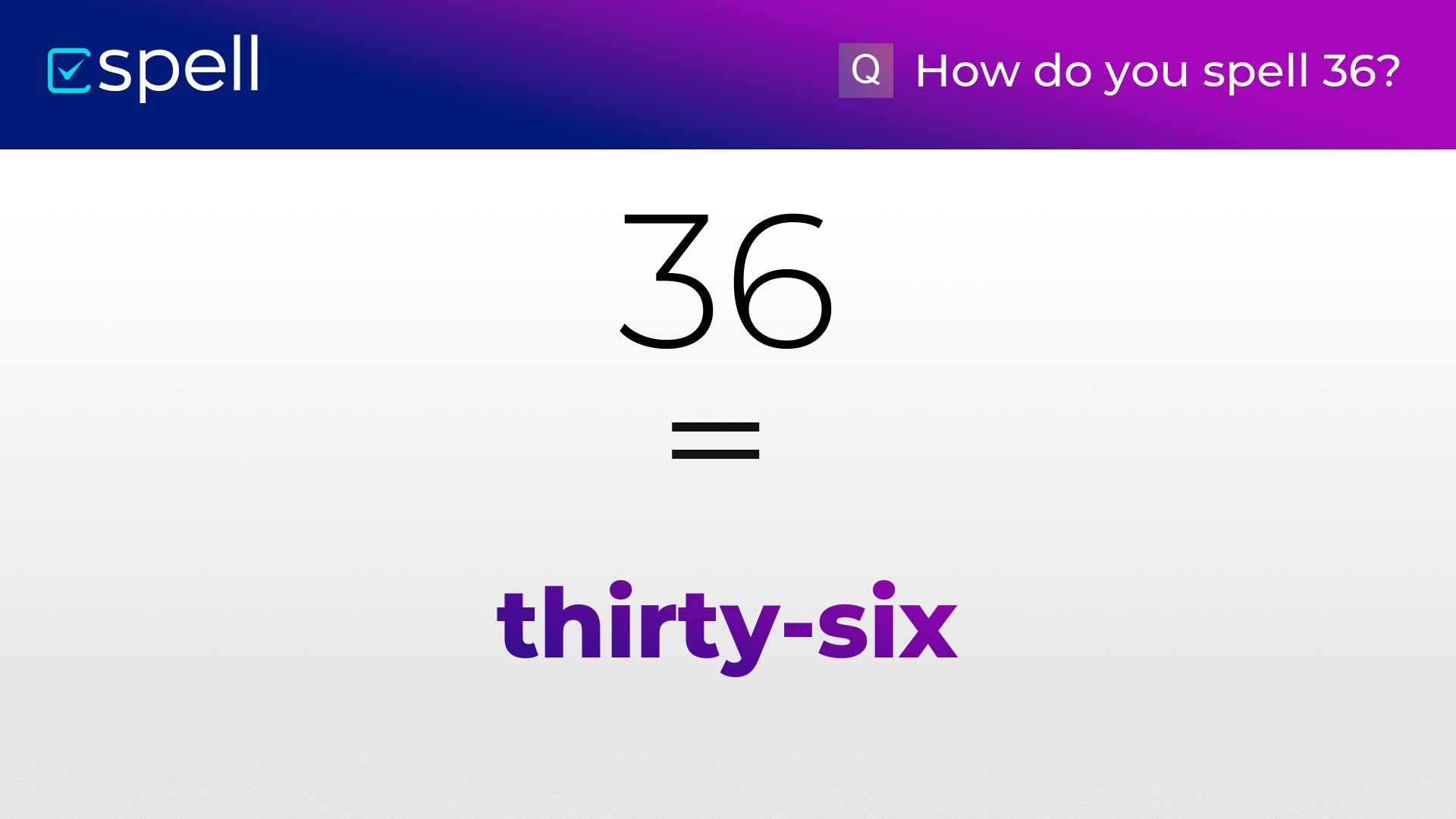 36 In Words How To Spell The Number 36 In English 36 In Words How To Spell The Number 36 In English