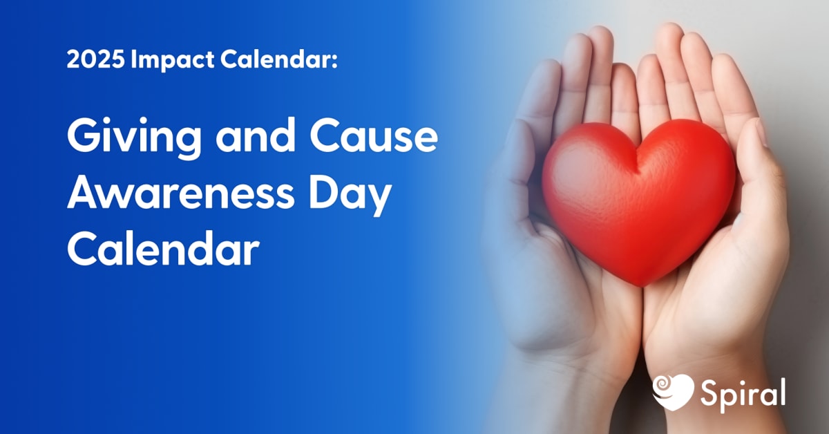 2025 Giving and Cause Awareness Day Calendar • Blog • Spiral