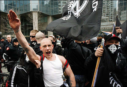 Aryan Guard Marches on Calgary