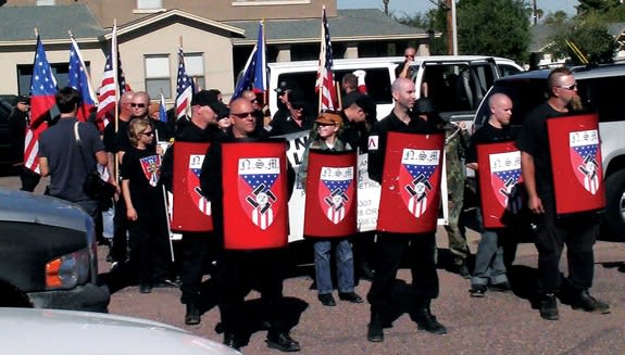 National Socialist Movement Rallies for S.B. 1070