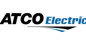 Atco Electric Logo Calgary, Alberta, Canada. May 18, 2023. A Close Up