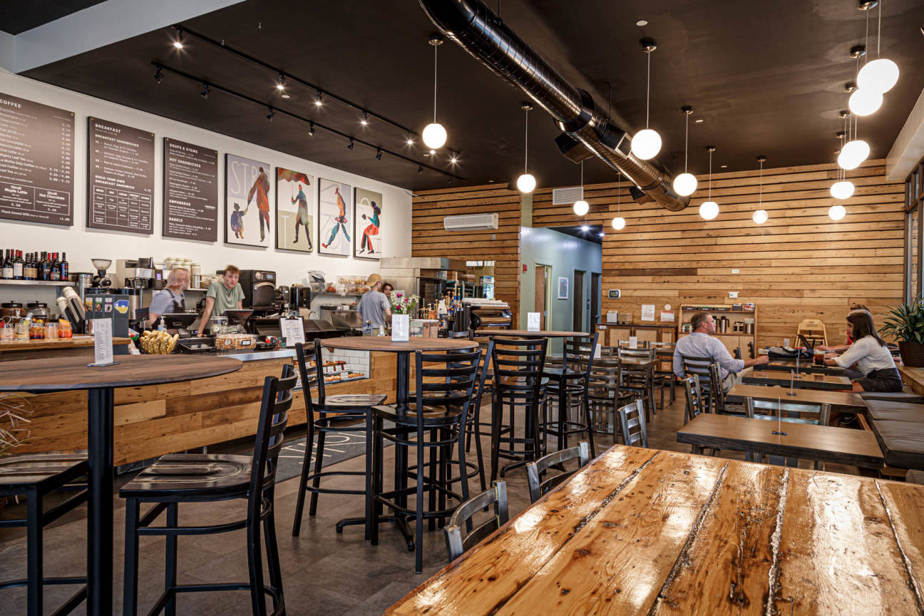 All-day café featuring locally roasted coffee.