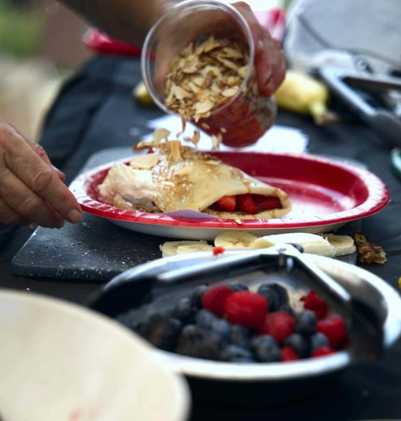Crepe catering company located in Encinitas, California