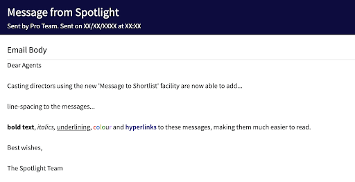 What's New on Spotlight for Agents and Personal Managers | Spotlight