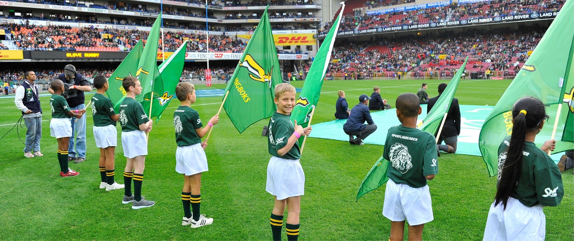 Spur Flag Bearers | Springbok Rugby Game | Nigeria | Spur Nigeria