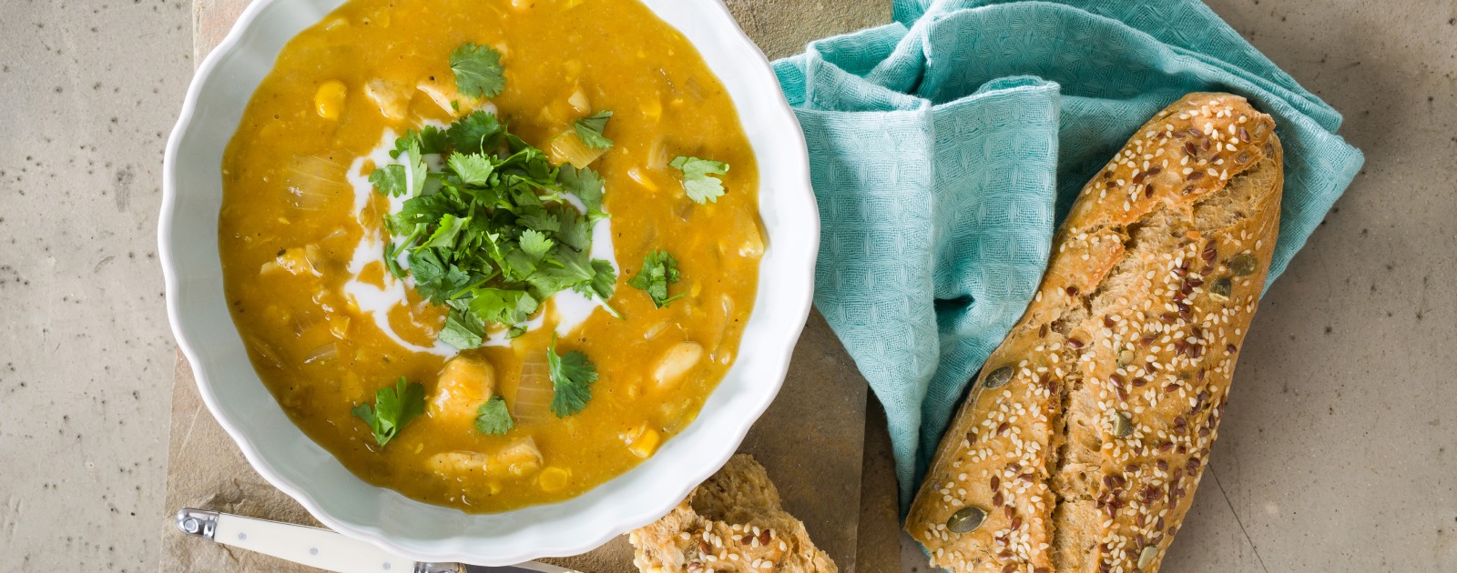 Curried chicken & corn soup Recipe | Spur Sauces