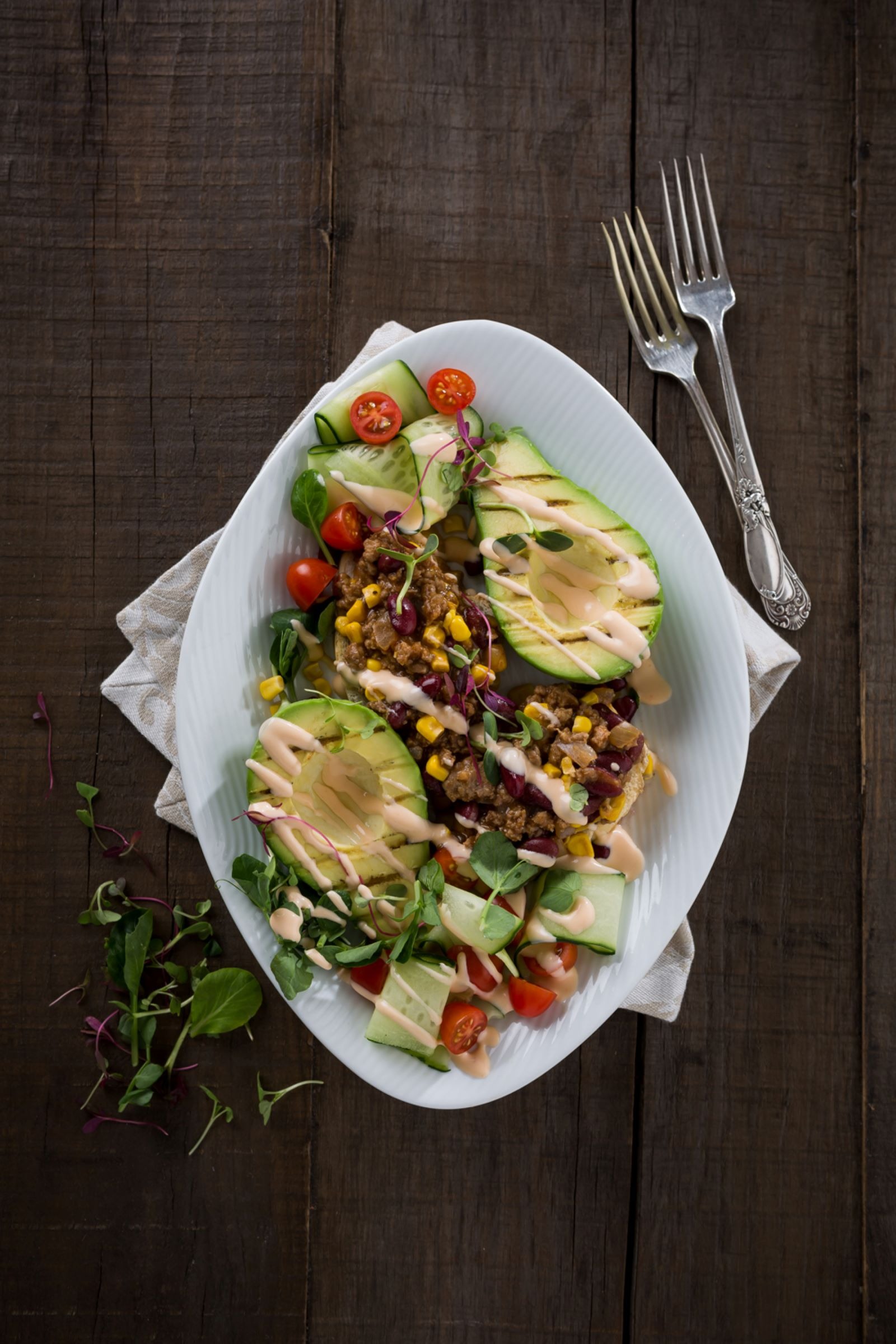 Avocado & Mince Platter for Two Recipe | Spur Sauces