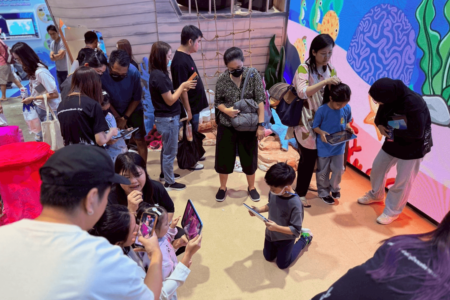 กิจกรรมสำรวจใต้ท้องทะเลกับ AR งาน NST Fair 2025 @QSNCC