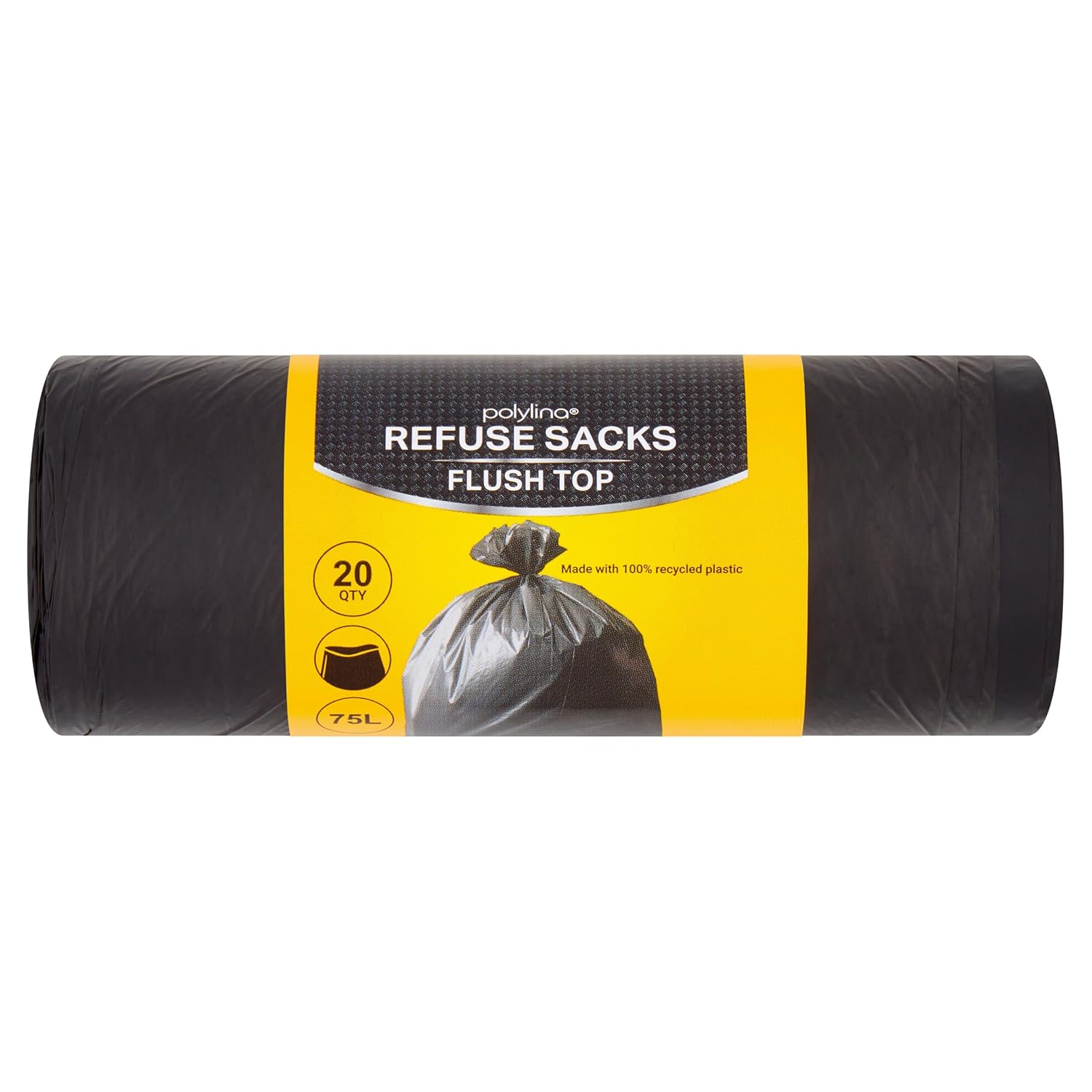 Polylina 20 Refuse Sacks 75L – £1.22 S&S