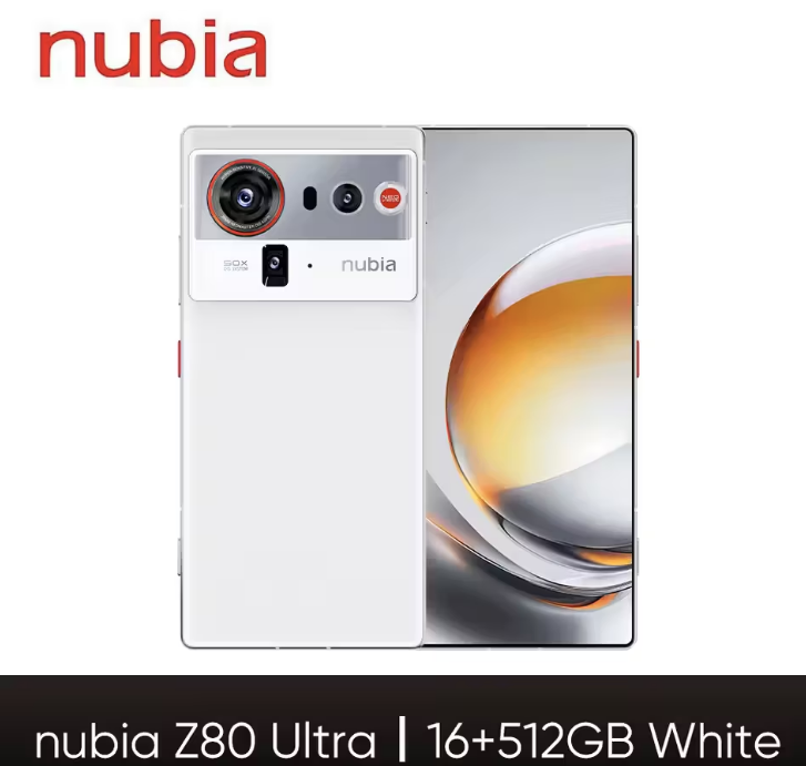 Nubia Z80 Ultra Smartphone 16GB/512GB Wit voor €543,35 dmv code bij ...