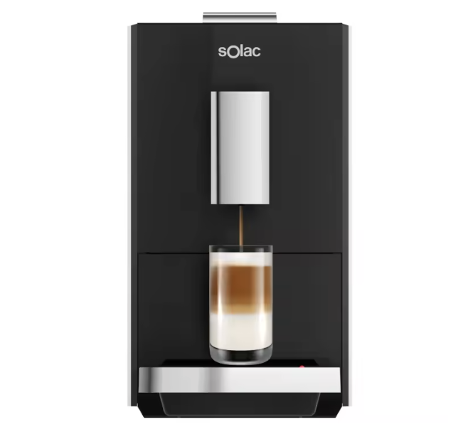 Solac Cafetera Superautomática 1350W 19Bar Espresso Latte Molinillo ...