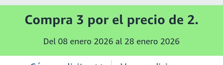 3×2 Alimentación, Salud y Belleza en Amazon.