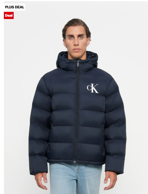 Calvin Klein Jeans MONOGRAM - Winterjas voor €79,95 dmv code bij Zalando